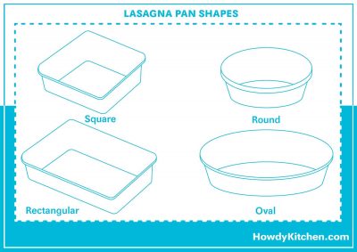 Standard Lasagna Pan Sizes (with Drawings) - HowdyKitchen