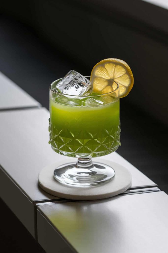 Matcha Cocktail - HowdyKitchen
