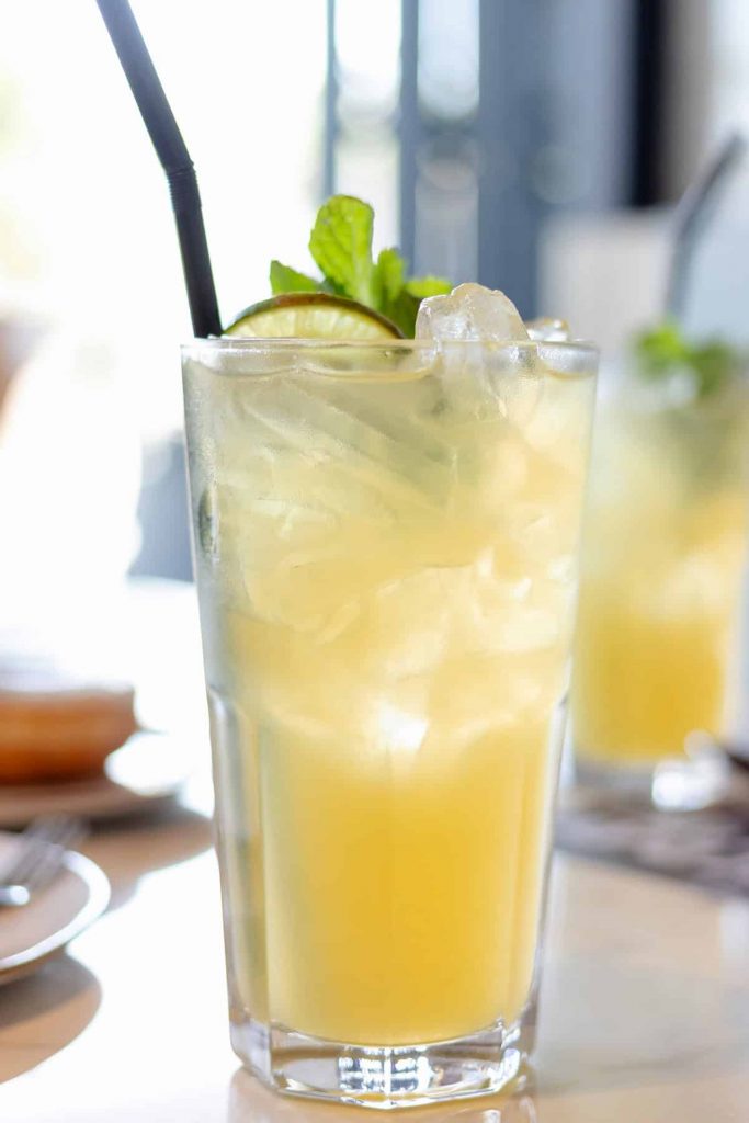 Ginger Lemon Fizz - HowdyKitchen