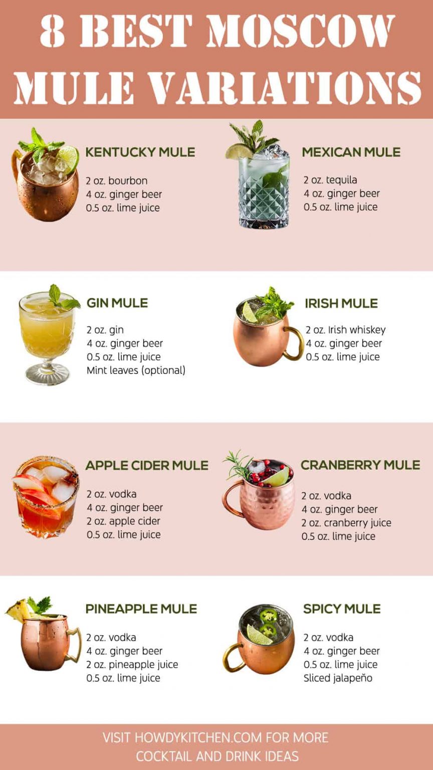 13 Best Moscow Mule Variations - HowdyKitchen