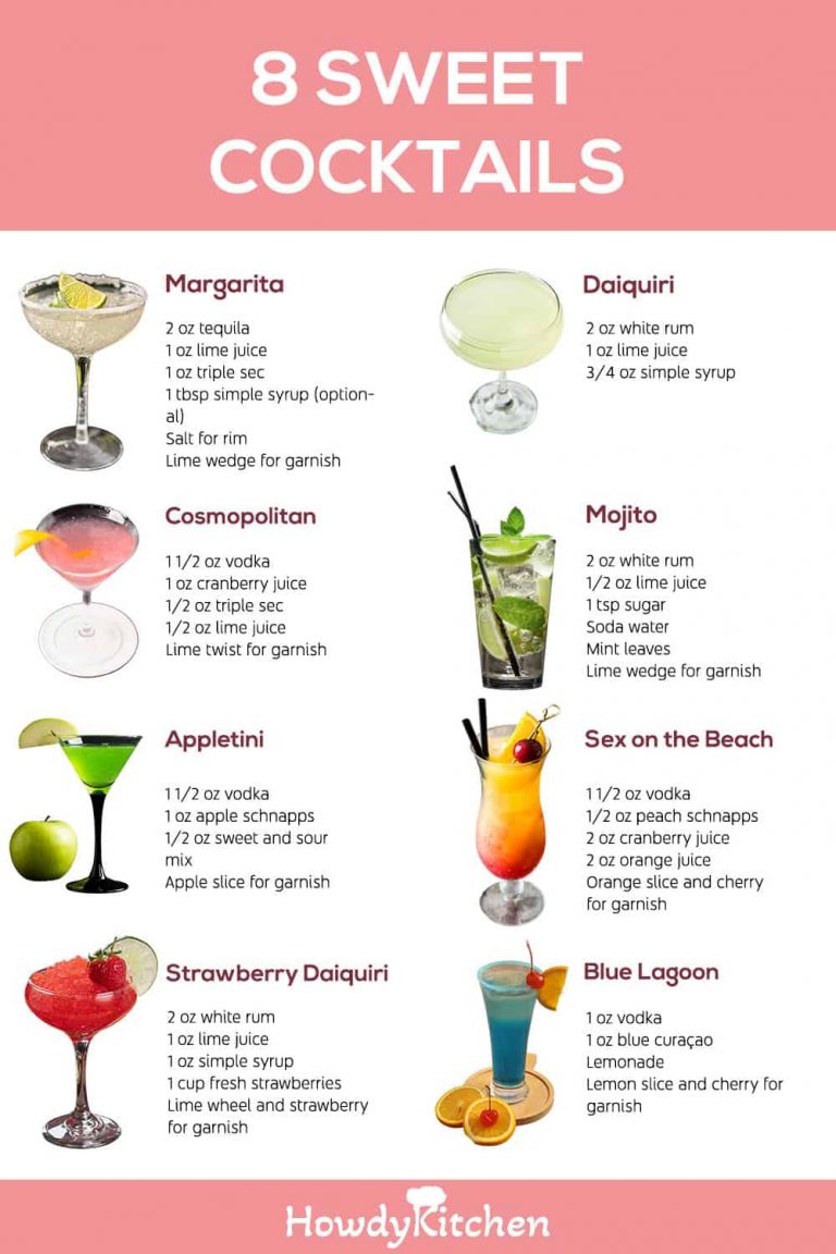12 Delicious Sweet Cocktails You Need to Try - HowdyKitchen