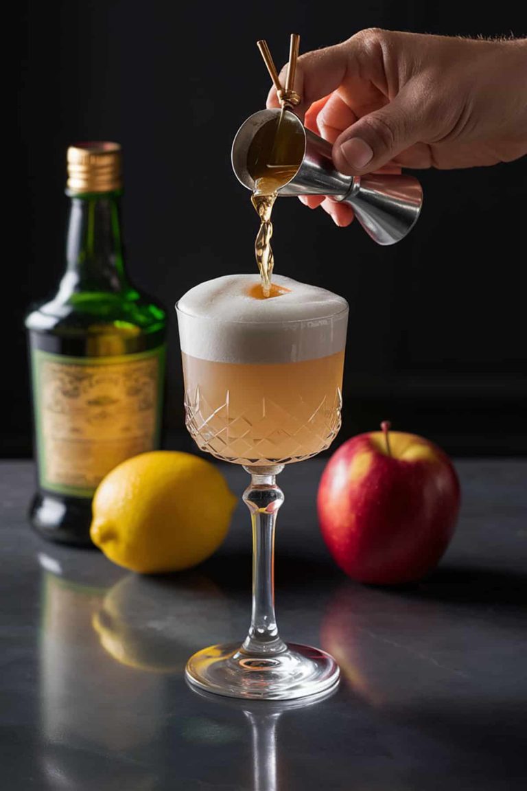 Apple Cider Gin Fizz - HowdyKitchen