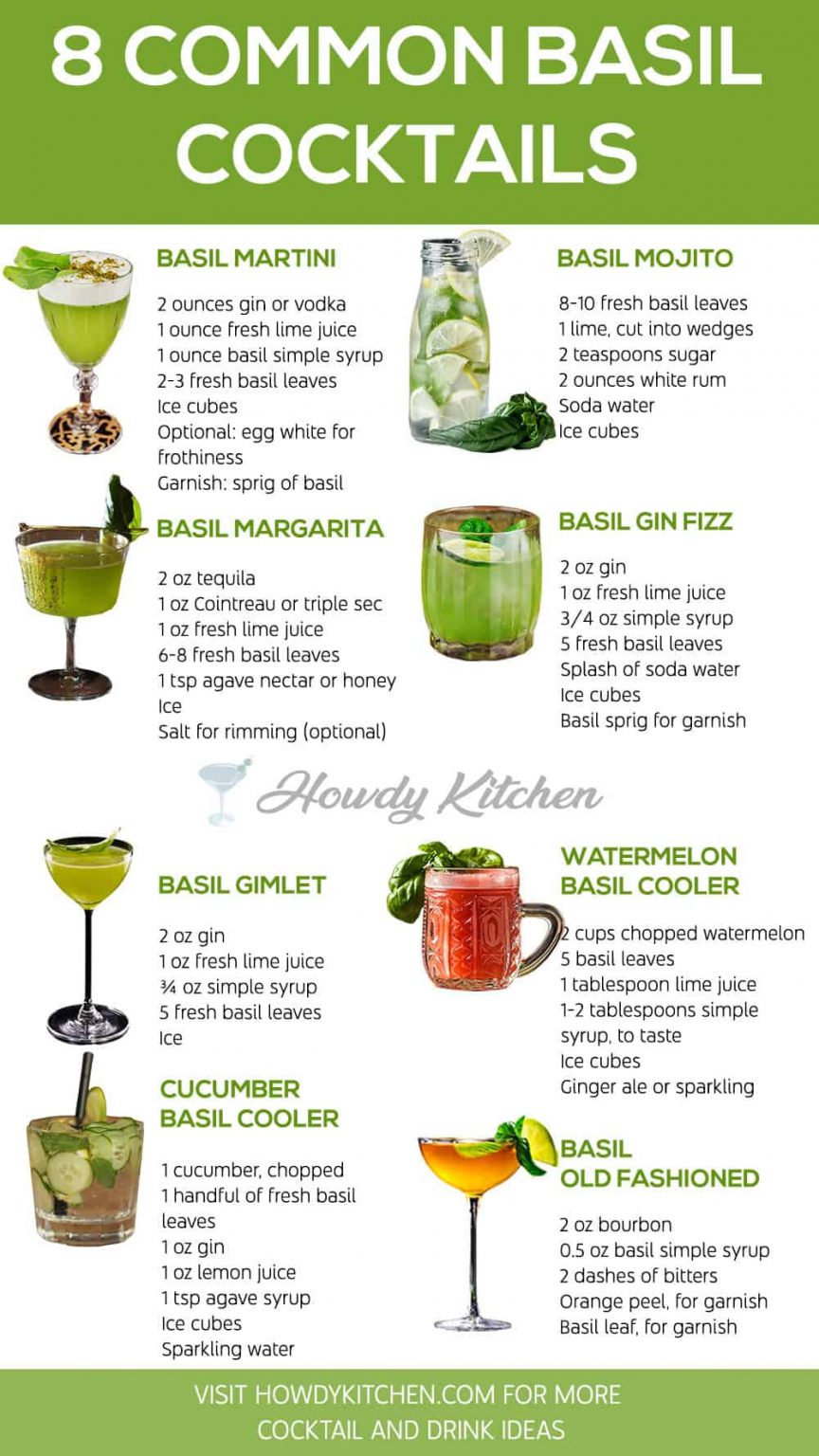 14 Must-try Basil Cocktails - HowdyKitchen