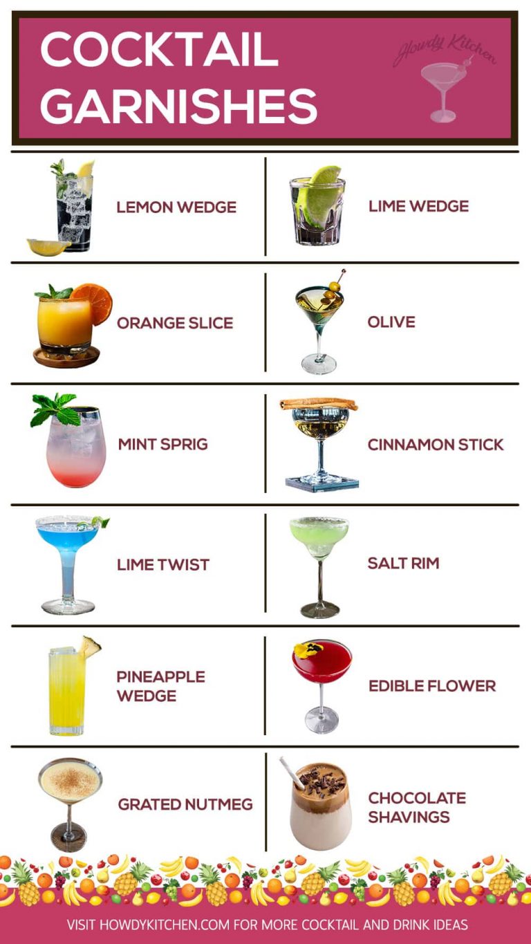 20 Must-try Cocktail Garnishes For Perfect Cocktails - HowdyKitchen