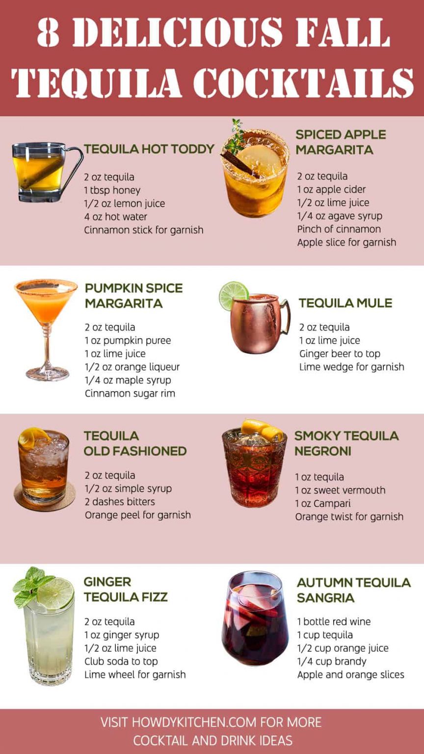 14 Fall Tequila Cocktails to Capture Autumn Flavors - HowdyKitchen