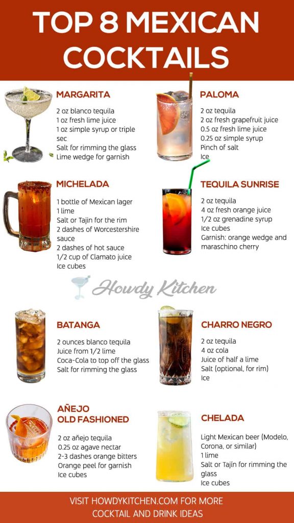 Top 14 Mexican Cocktails - HowdyKitchen