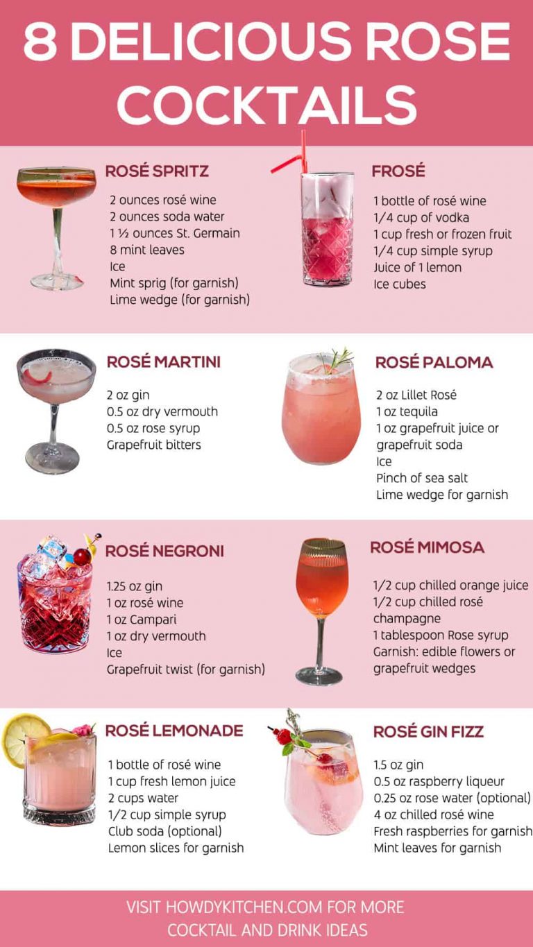 13 Delicious Rose Cocktails - HowdyKitchen