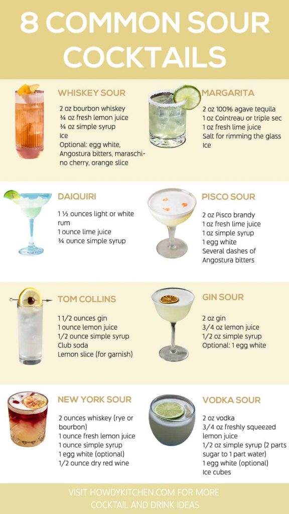 15 Common Sour Cocktails - HowdyKitchen