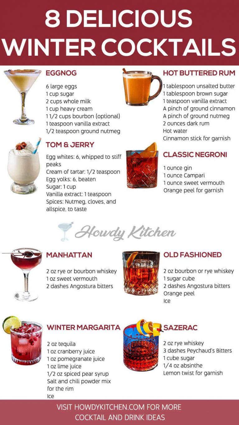 15 Easy Winter Cocktails - HowdyKitchen