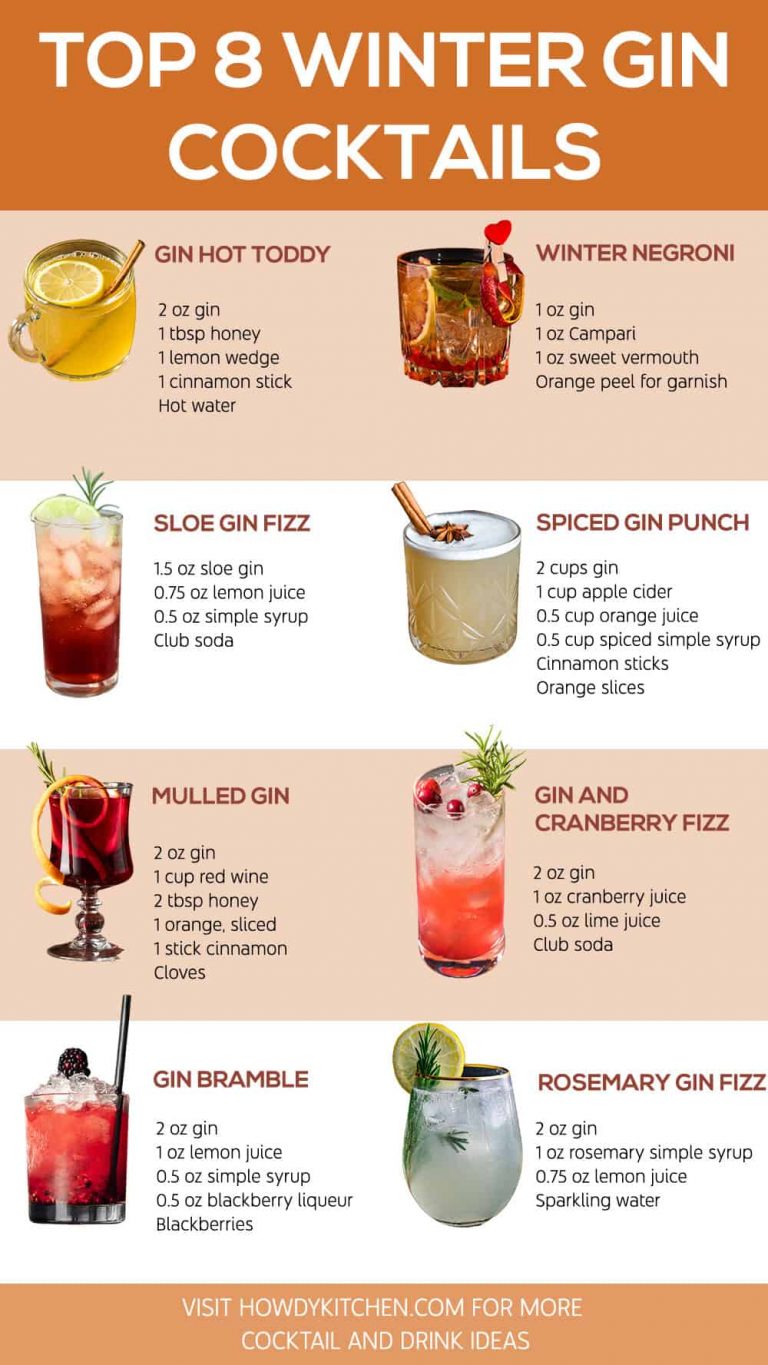 14 Popular Winter Gin Cocktails - HowdyKitchen