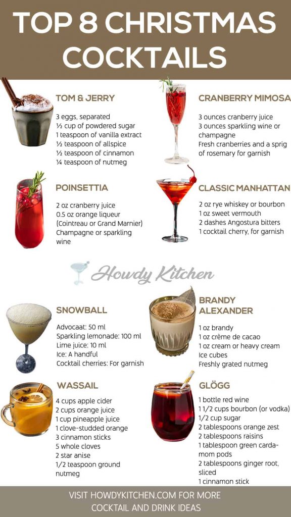 14 Best Christmas Cocktails - HowdyKitchen