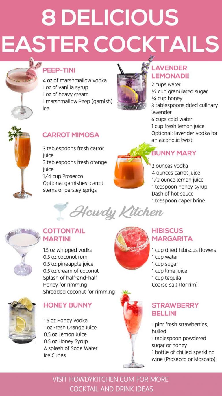14 Delicious Easter Cocktails - HowdyKitchen