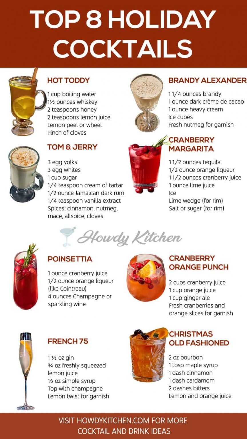 15 Best Classic Holiday Cocktails - HowdyKitchen