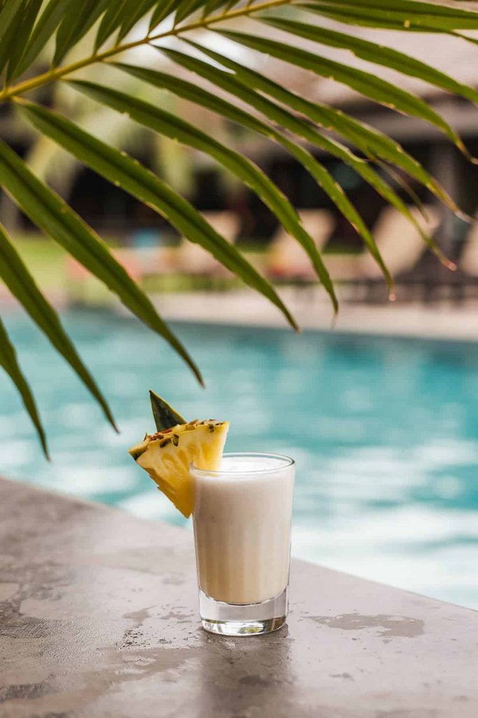 Pineapple Coconut Rum Cream Shot - HowdyKitchen