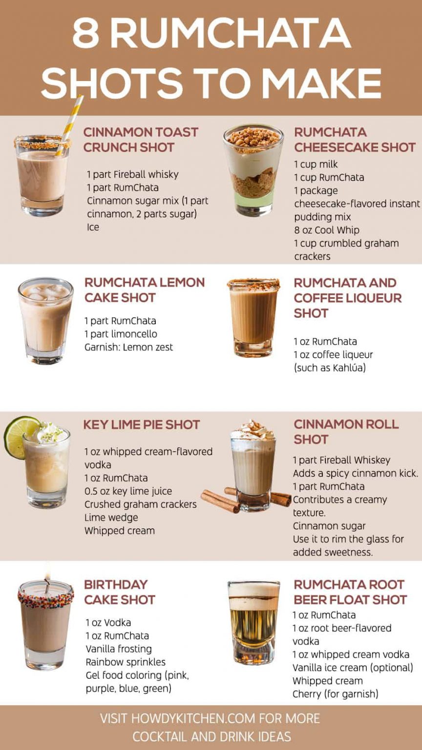 14 Delicious Rumchata Shots to Make - HowdyKitchen