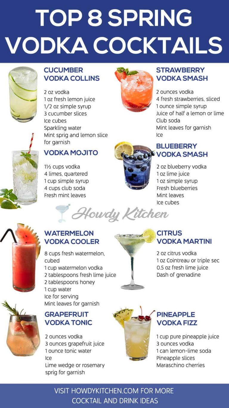 Top 14 Spring Vodka Cocktails - HowdyKitchen