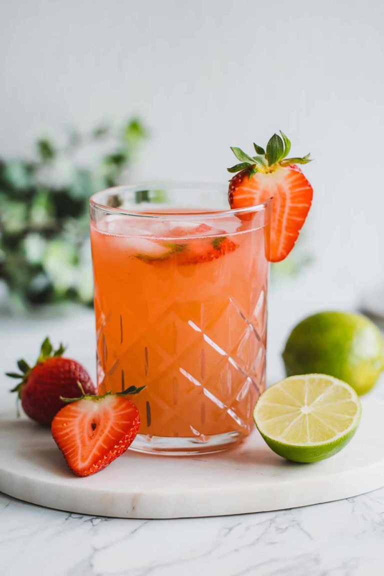 Strawberry Rum Smash - HowdyKitchen