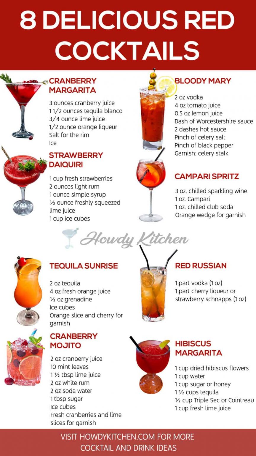 14 Red Cocktails That Taste as Good as They Photograph - HowdyKitchen
