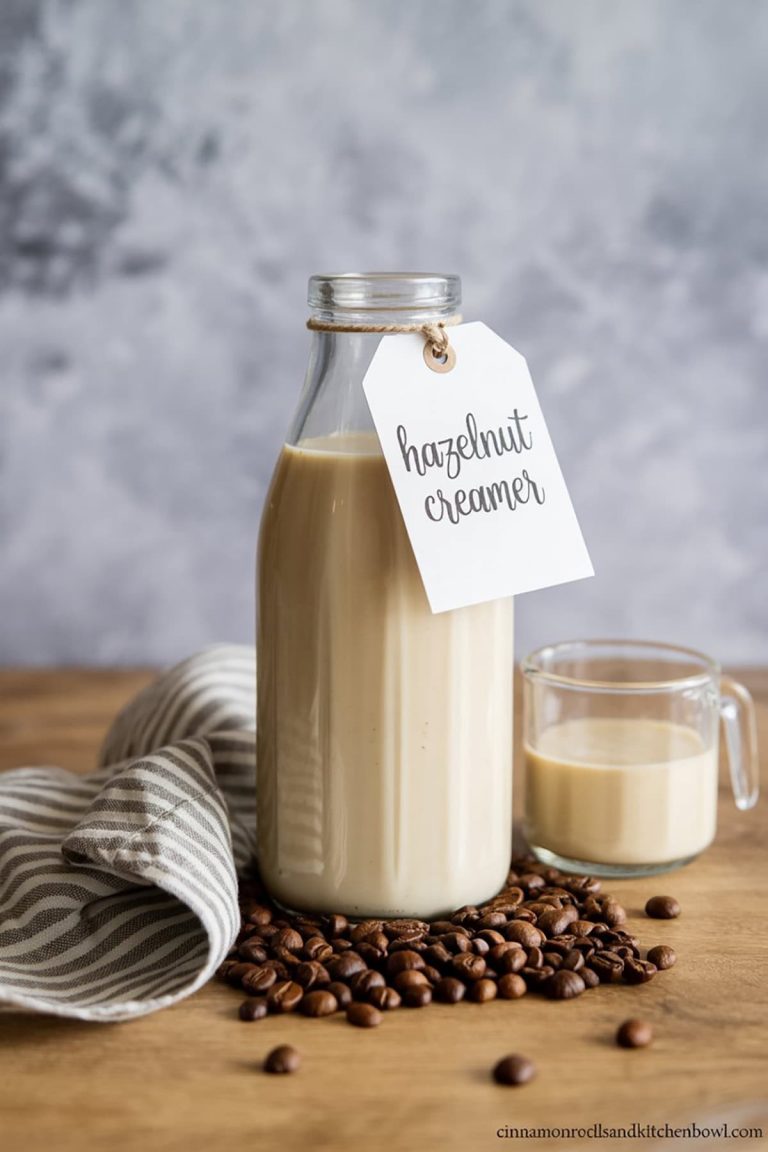How to Make the Best Hazelnut Coffee Creamer From Scratch - HowdyKitchen